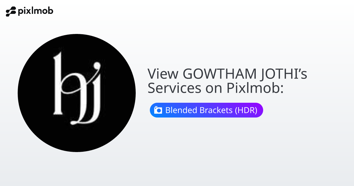 GOWTHAM JOTHI | Pixlmob