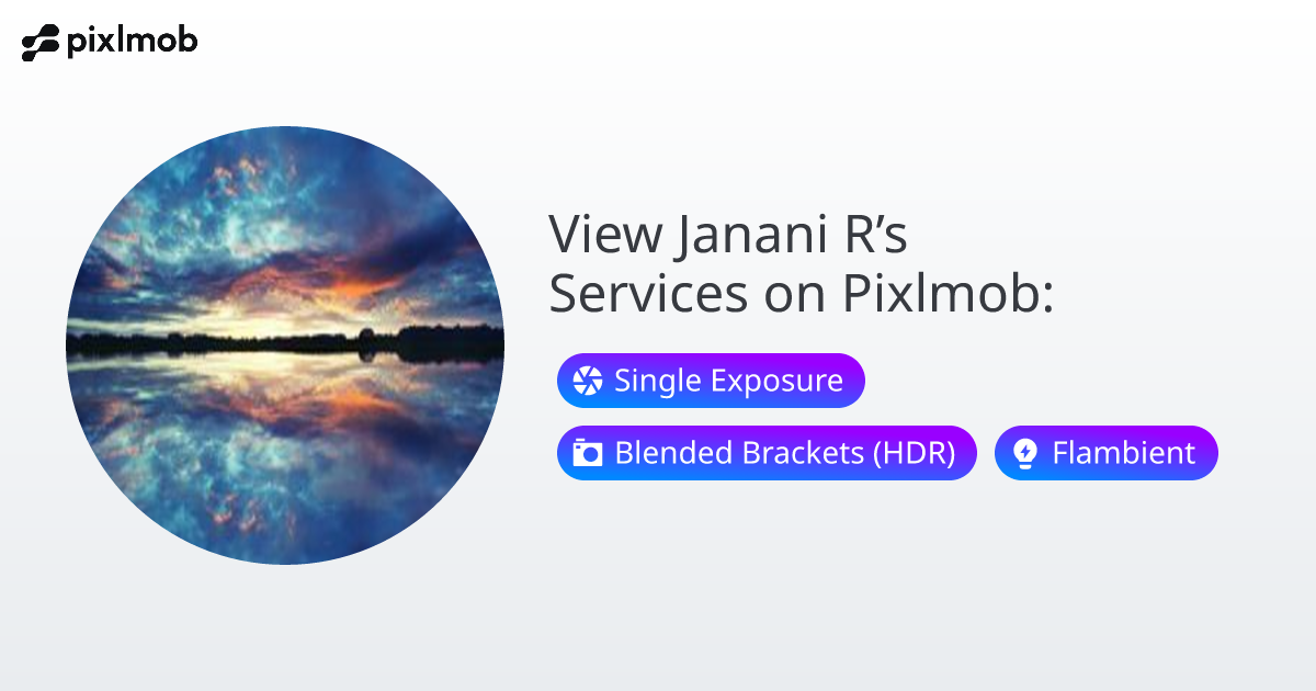 Janani R | Pixlmob