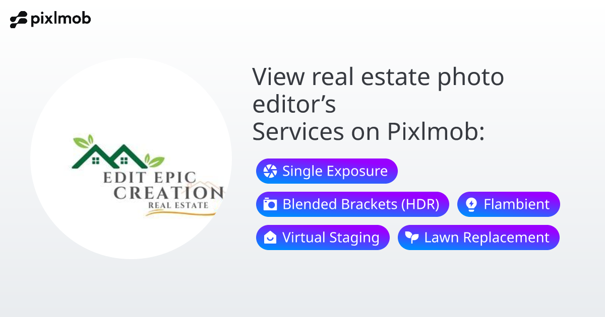 real estate photo editor | Pixlmob